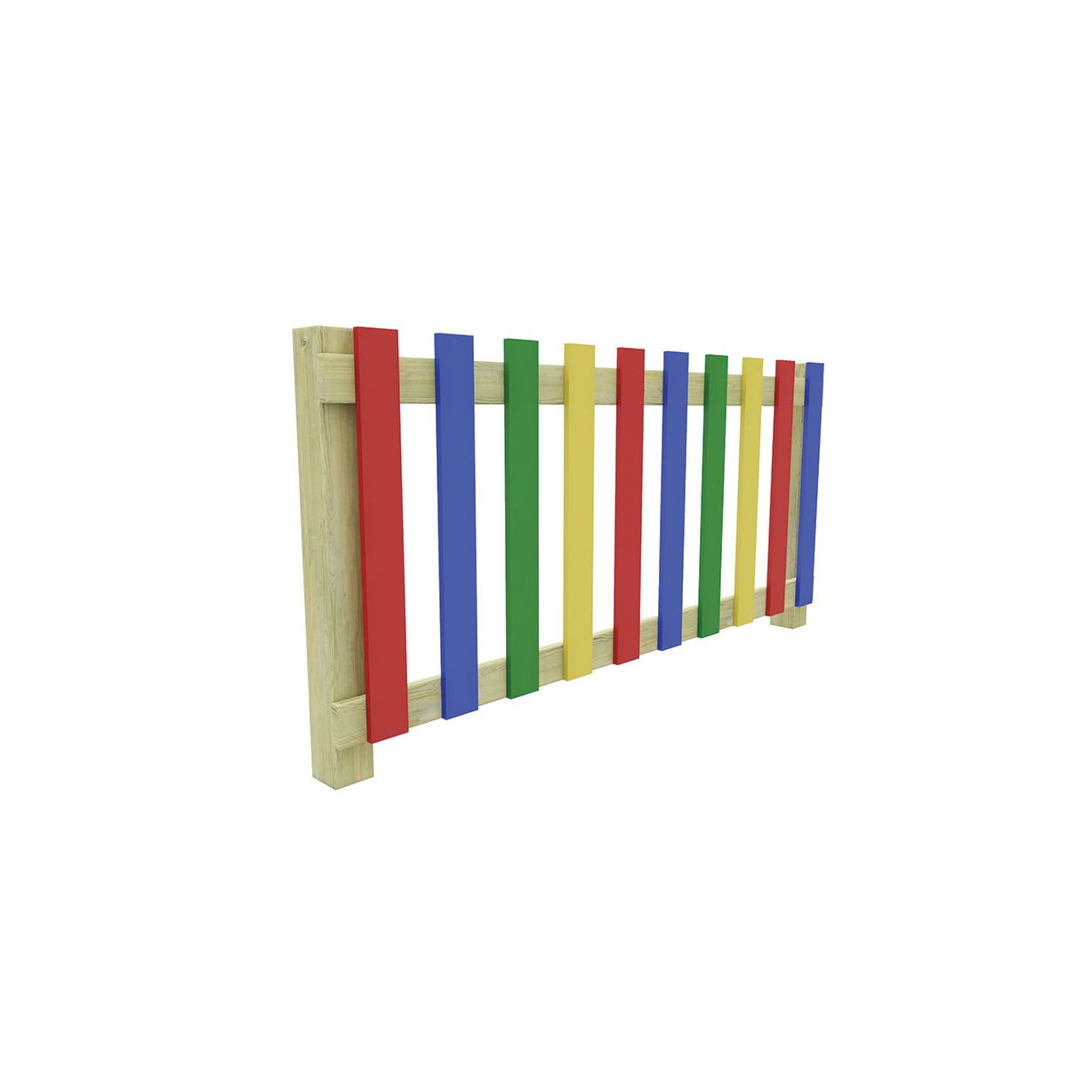 Coloured Pale Fence Panel | Outdoor Play Equipment | Creative Activity